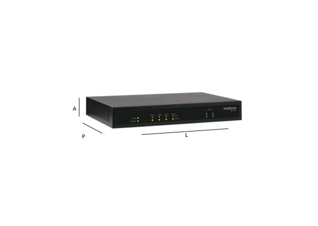 GATEWAY IP 4 PORTAS FXO GW 204O - INTELBRAS - Duetec